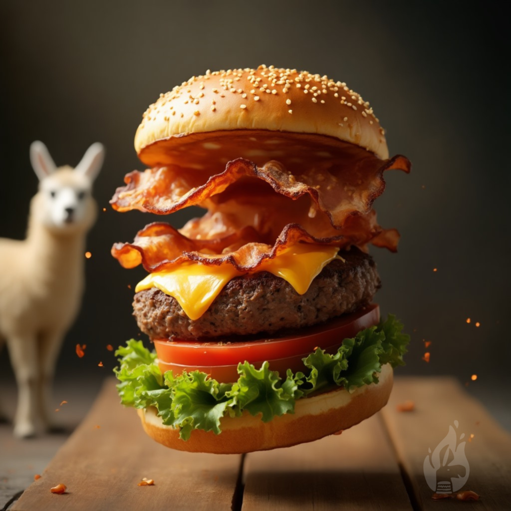 🍔 La Llama Burger | Pura carne, puro fuego, puro sabor 🔥